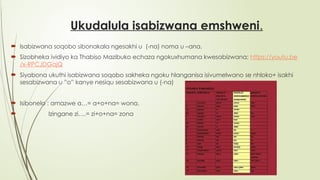 isizulu micro lesson presentation university of johannesburg | PPT