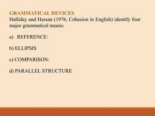 Microliguistic contrastive analysis. | PPTX