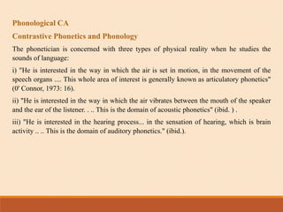 Microliguistic contrastive analysis. | PPTX