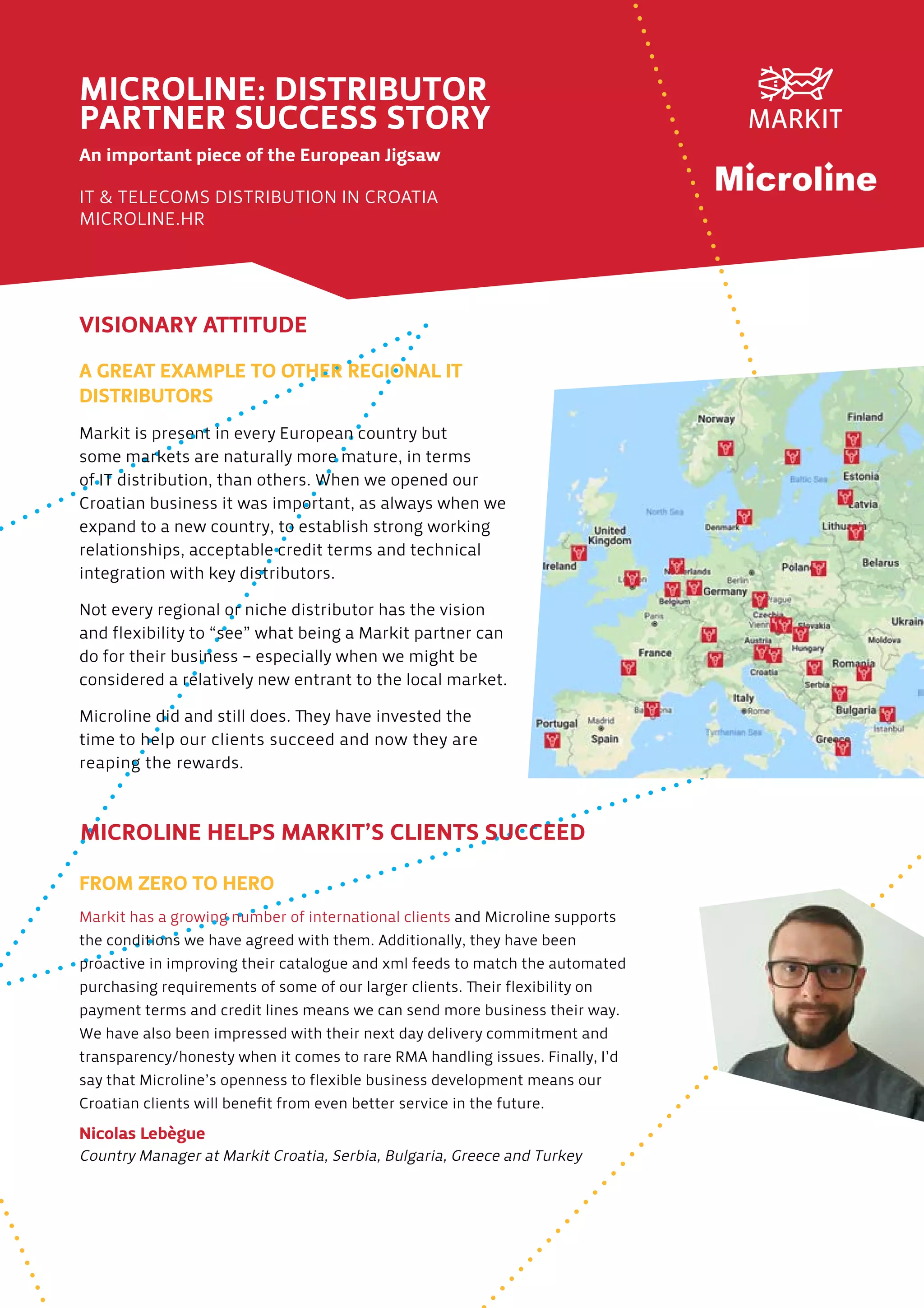 Microline IT Distribution Success Story | PDF | Sales | Business