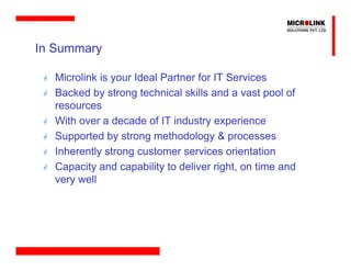 Microlink Profile Credentials | PDF | Computer Networking | Computing