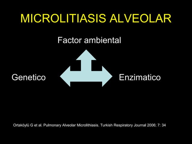 Microlitiasis alveolar | PPT