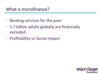 MicroLoan Foundation Presentation - 11th August 2021 | PPTX
