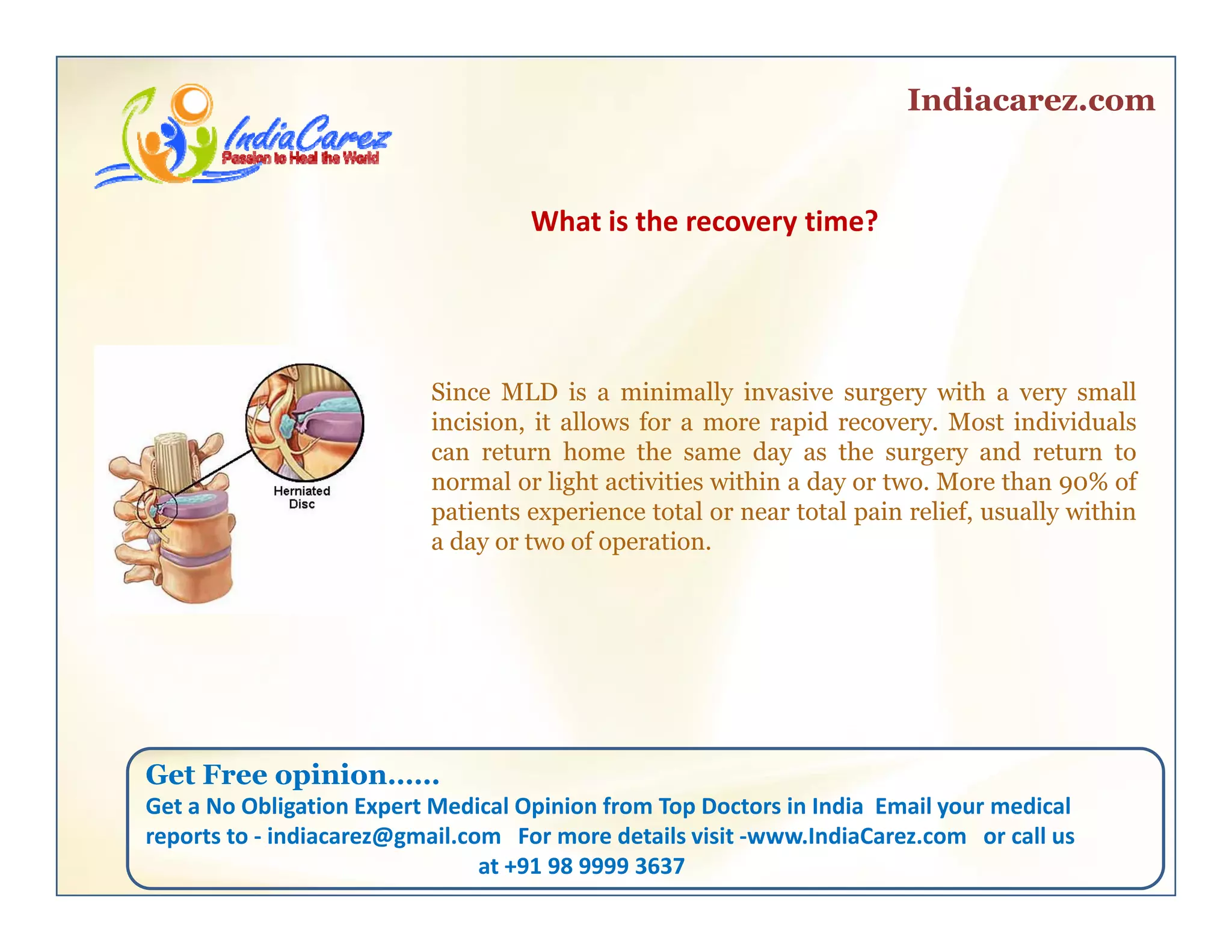 Lumbar Microdiscectomy Surgery | Lower Back Surgery | PDF