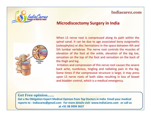 Lumbar Microdiscectomy Surgery | Lower Back Surgery | PDF | Physical ...