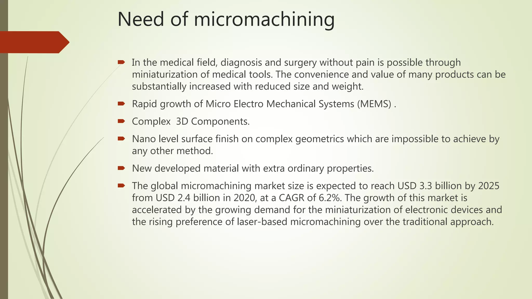 Micro machining | PPTX
