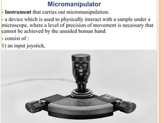 Micromanipulation | PPTX