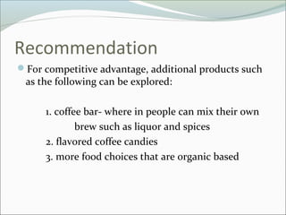 Micro market analysis coffee shop | PPT