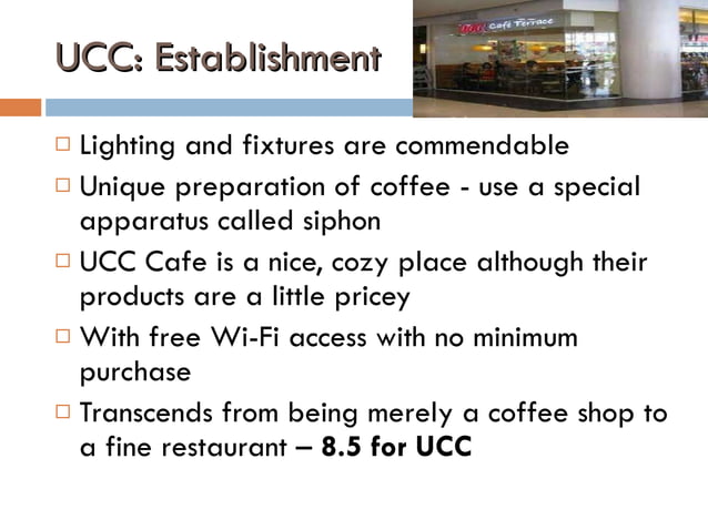 Micro market analysis coffee shops | PPT