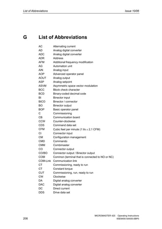 Micromaster 420 operating instructions | PDF | Home Appliances | Home ...