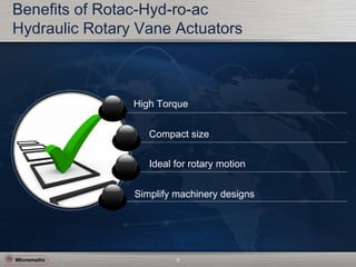 Micromatic Company Overview Short Version | PPT