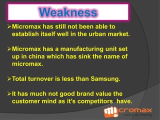 Micromax presentation by Atul chaurasiya | PPTX