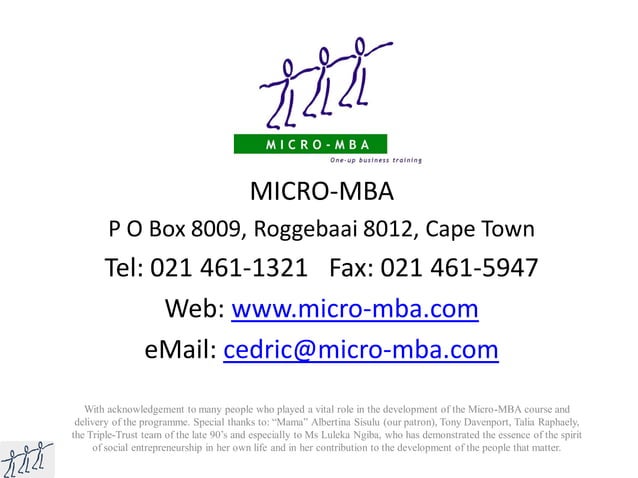 Micro MBA In Short | PDF | Small and Medium-sized Business | Business