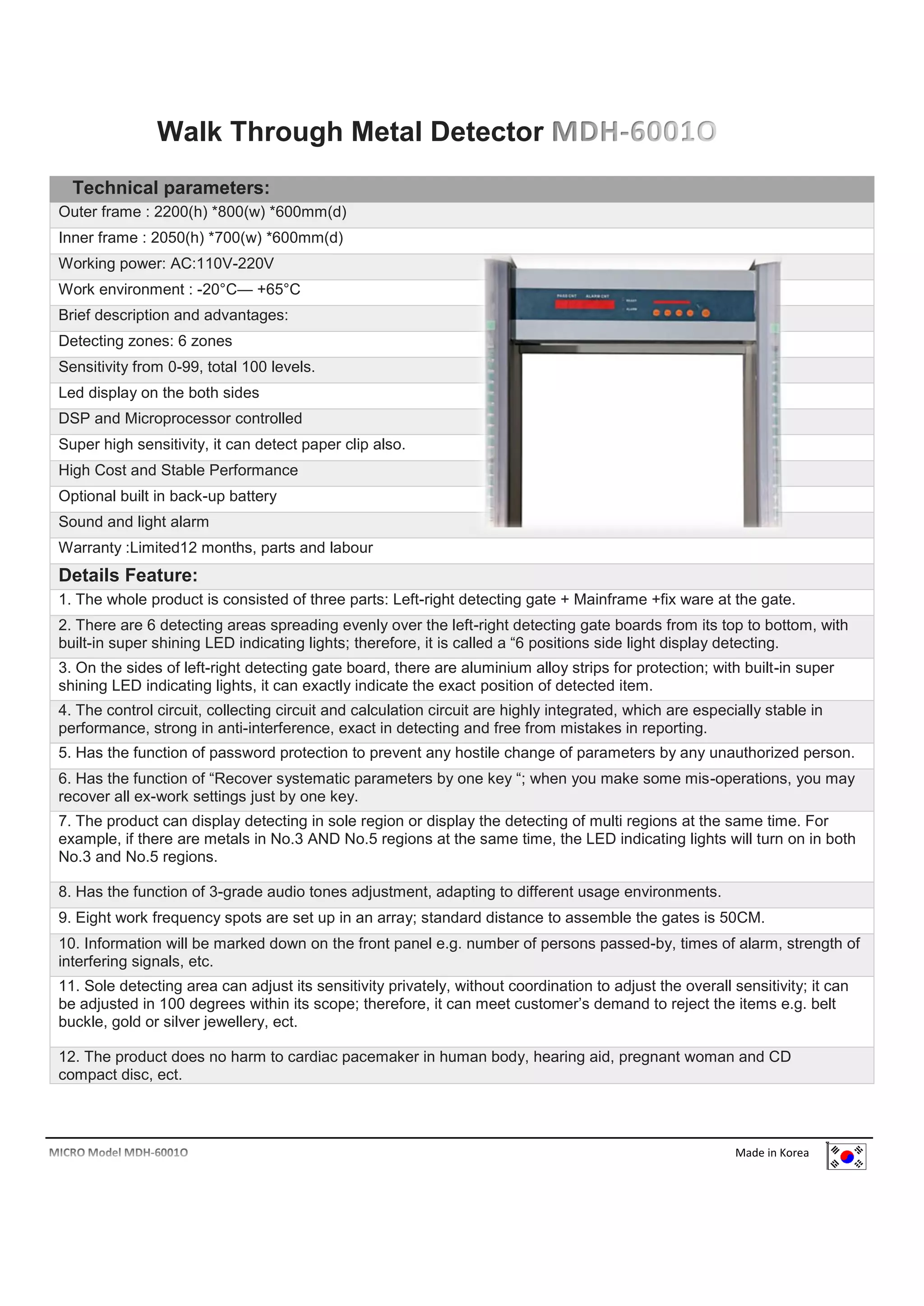 Micro mdh 6001-6001o datasheet | PDF