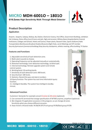 Micro mdh 6001o - 1801o datasheet - new | PDF | Home Security | Home ...