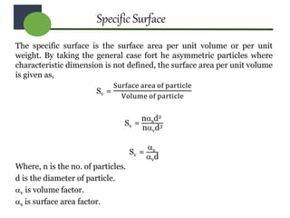 Micromeritics - Fundamental and Derived Properties of Powders | PPTX