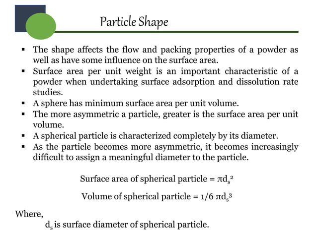 Micromeritics Fundamental And Derived Properties Of Powders Pptx Chemistry Science