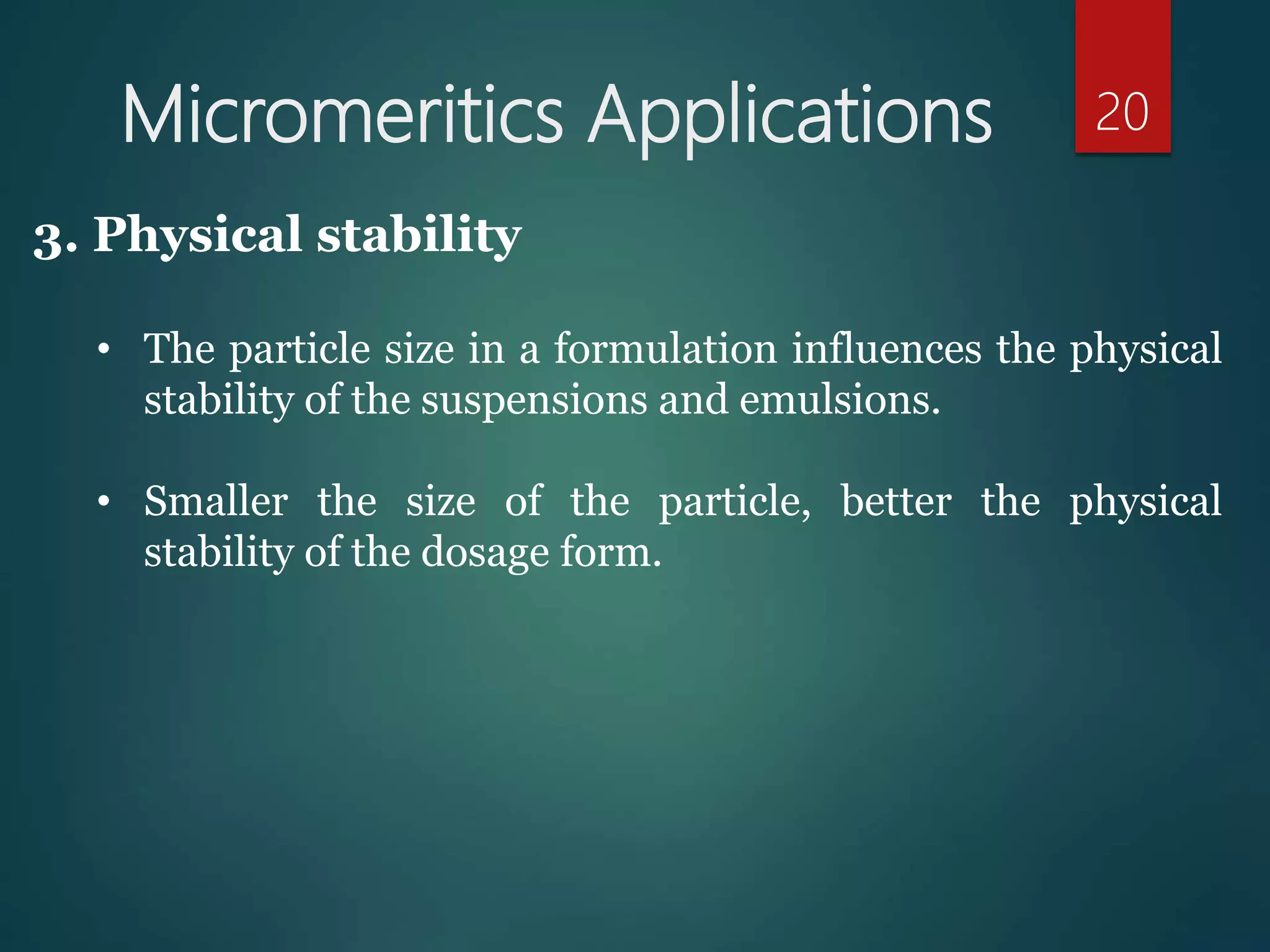 MICROMERITICS & ITS APPLICATION IN PHARMACY | PPTX