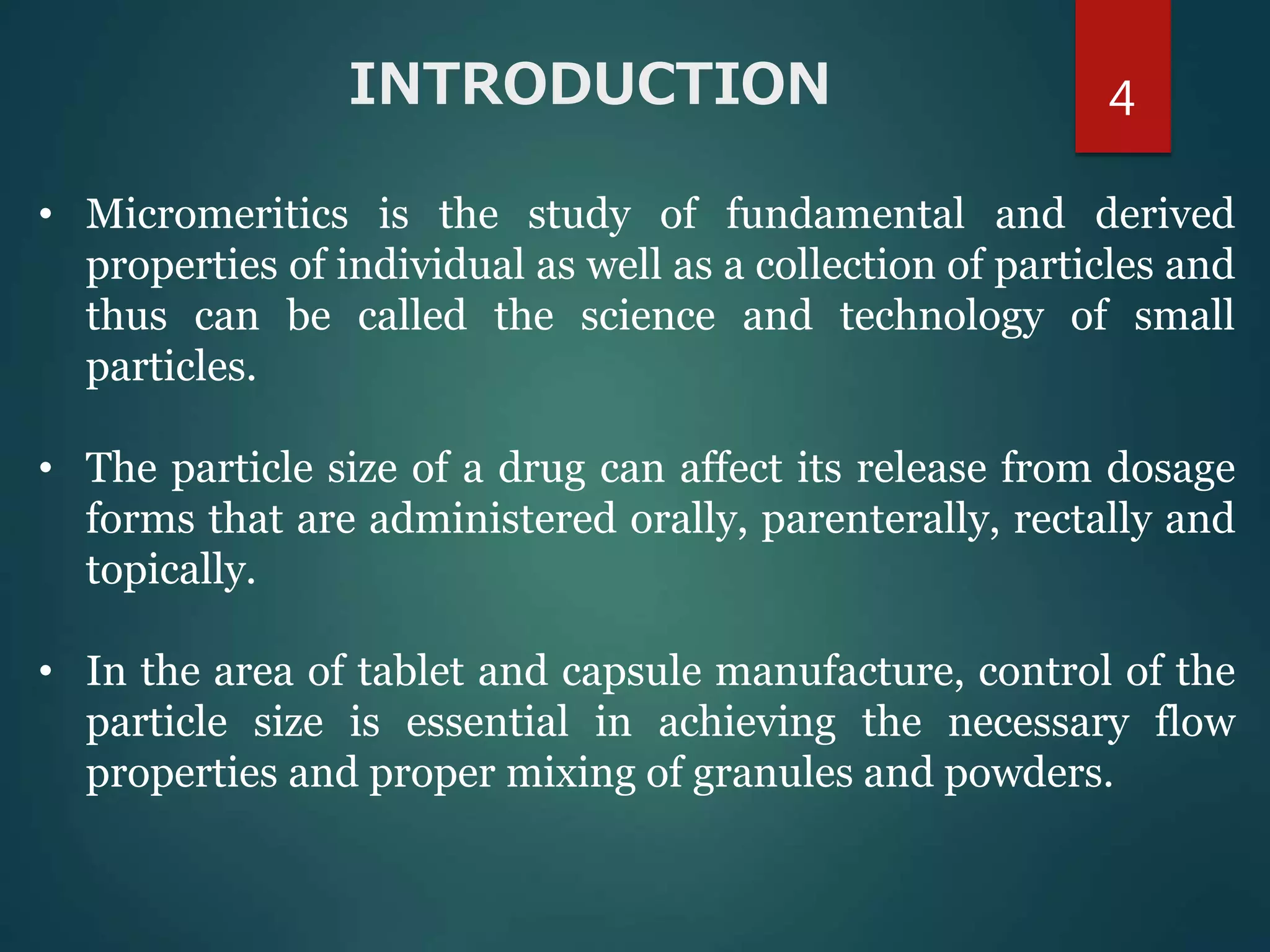 MICROMERITICS & ITS APPLICATION IN PHARMACY | PPTX