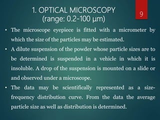 MICROMERITICS & ITS APPLICATION IN PHARMACY | PPTX