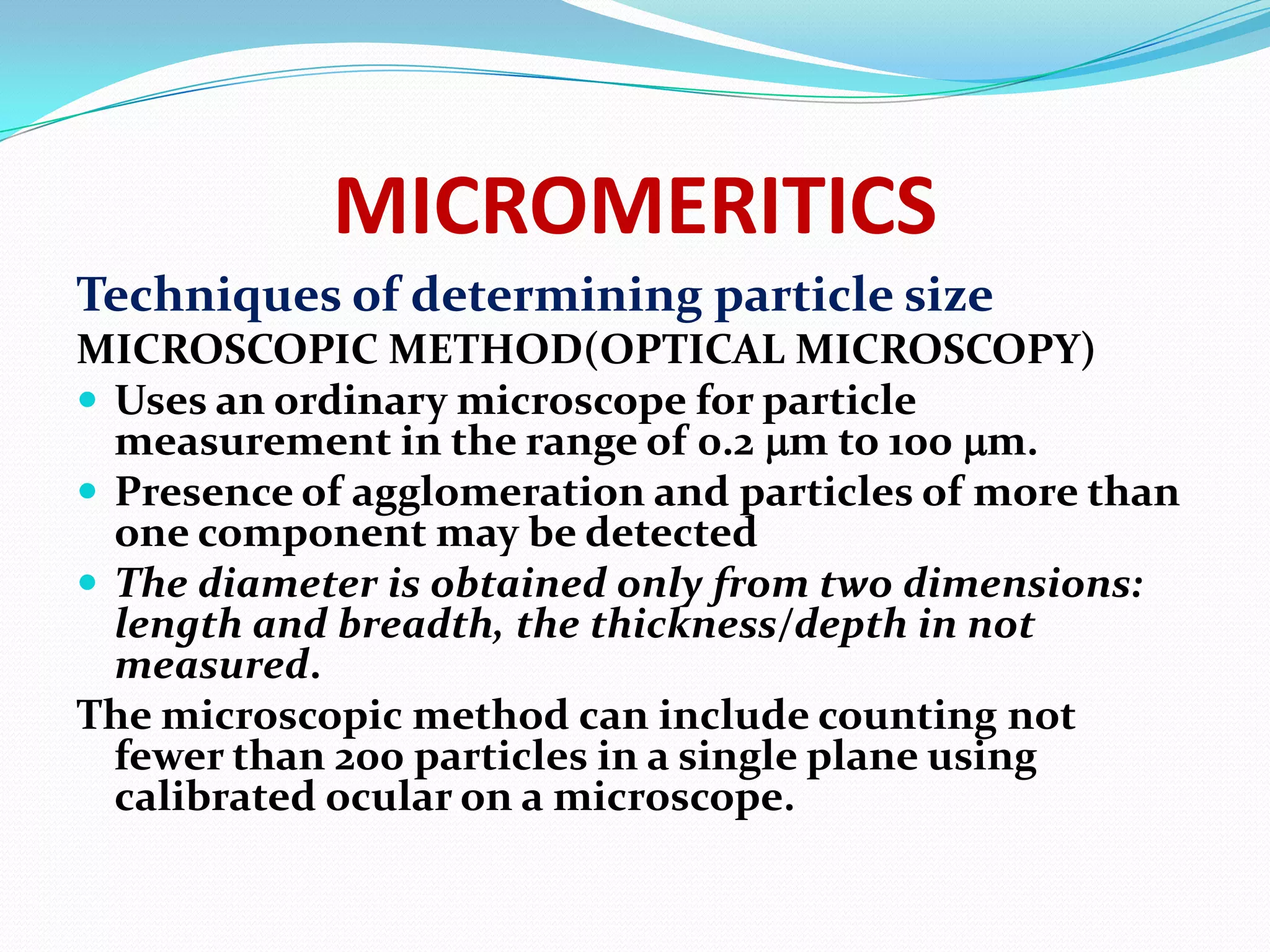 Micromeritics | PPTX