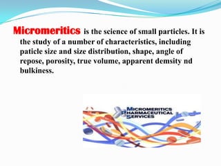 Micromeritics | PPTX