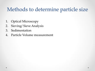 Micromeritics | PPTX