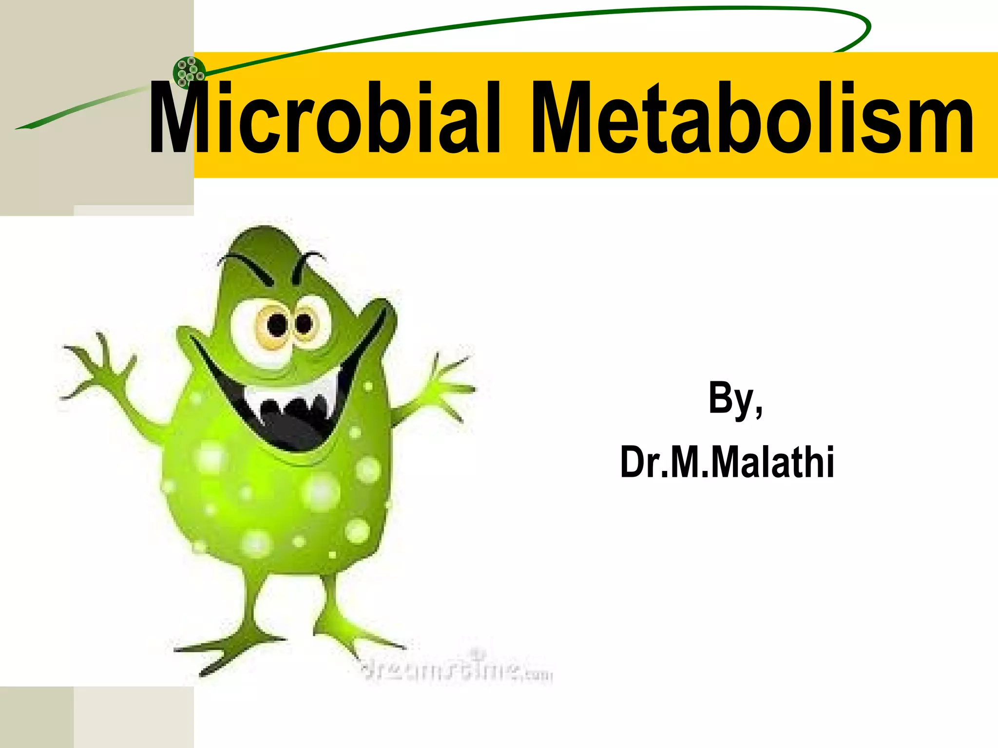 Microbial metabolism | PPT