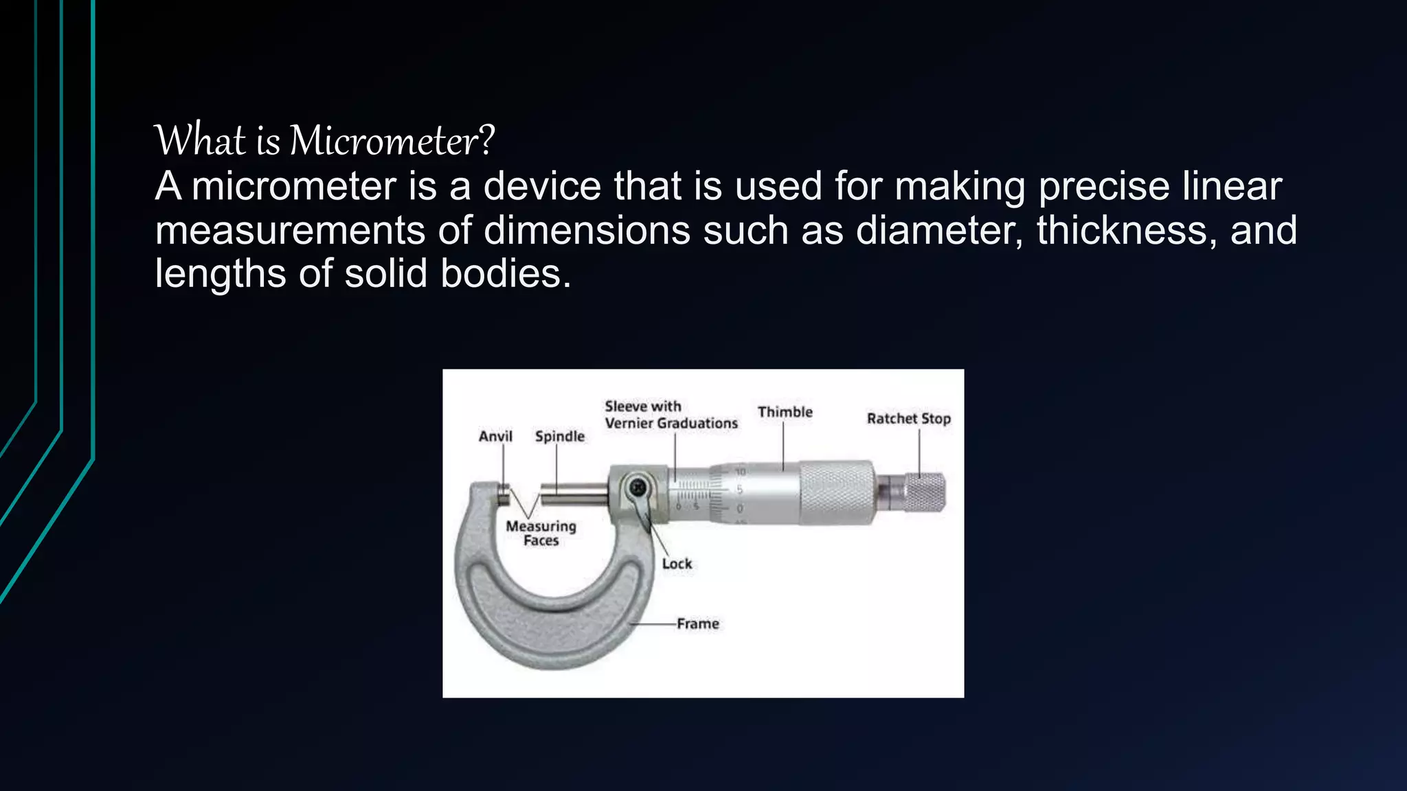 Micrometer (Screw Gauge) With YouTube Video .pptx