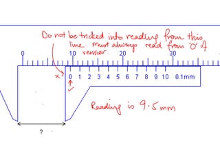 Vernier Caliper Reading Exercises