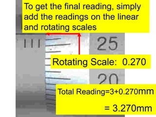 Micrometer or screw gauge | PPTX