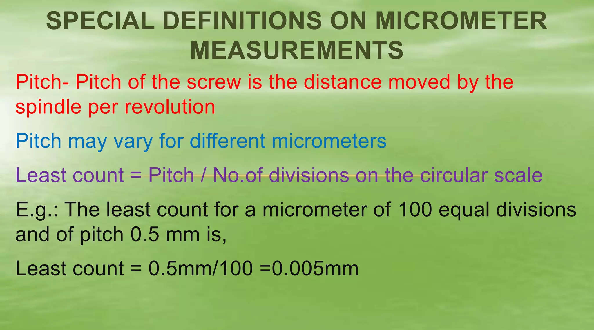 Micrometer screw gauge | PPTX