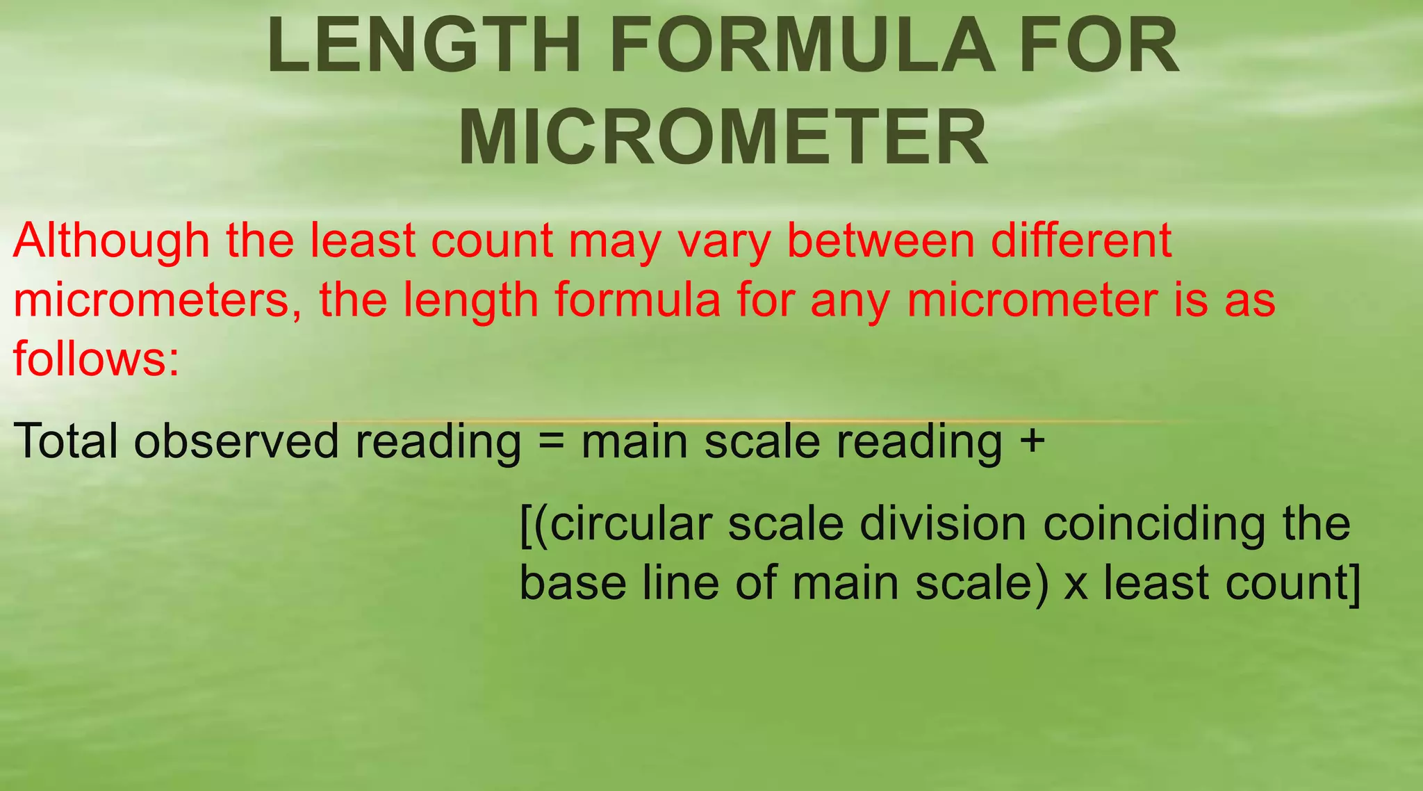 Micrometer screw gauge | PPTX