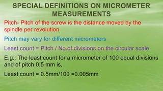 Micrometer screw gauge | PPTX