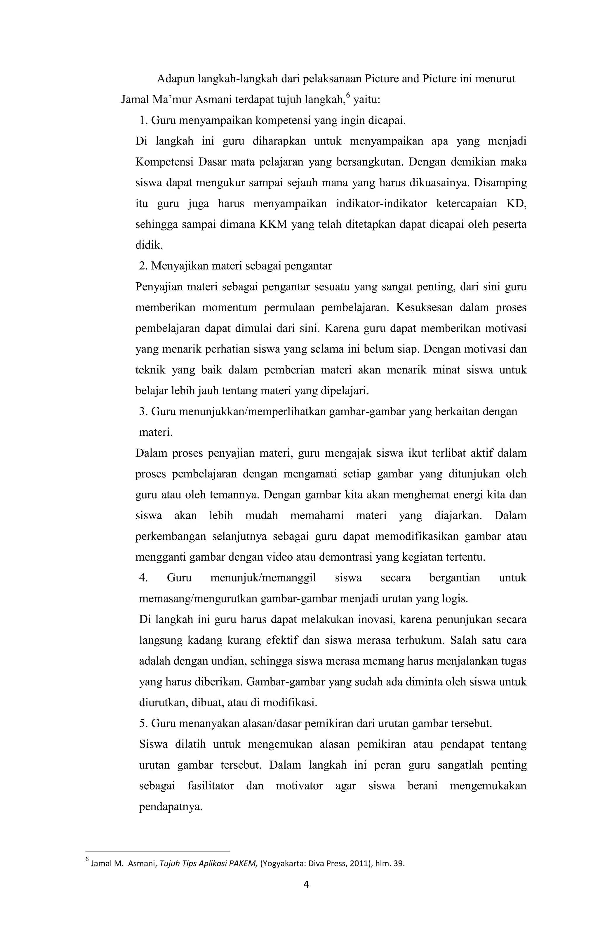 Micro metode role playing & picture and picture | DOCX