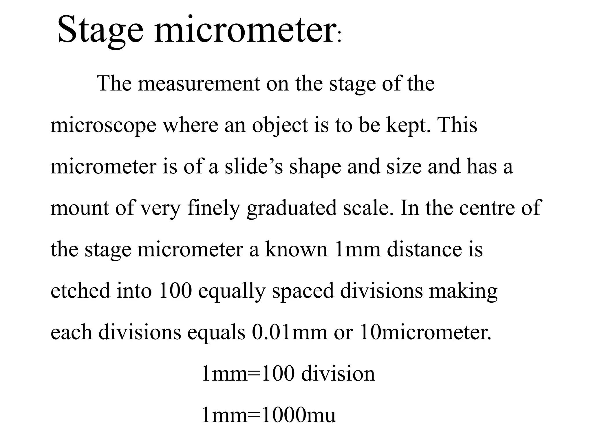 Micrometry | PPTX