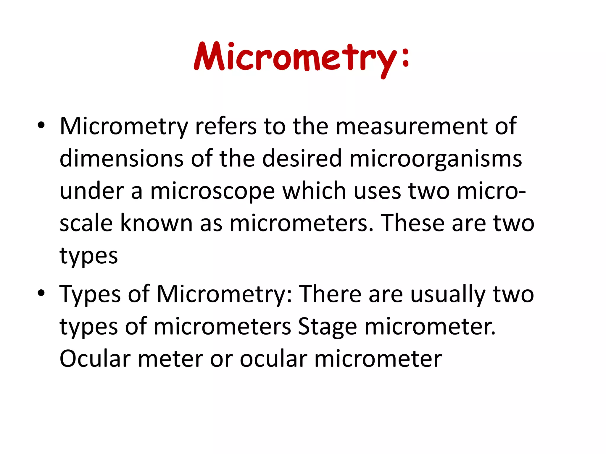 Micrometry | PPTX