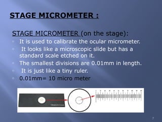 Micrometry in Microbiology: Principles, Calibration and Applications | PPTX