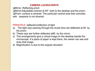 Micrometry and camera lucida | PPTX