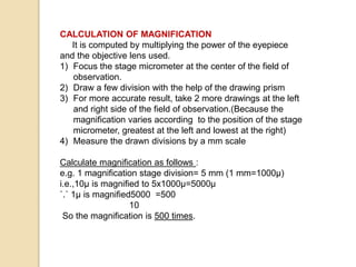 Micrometry and camera lucida | PPTX