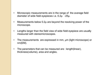Micrometry and camera lucida | PPTX
