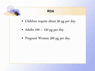 Micro minerals | PPTX