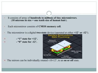 Micromirror display technology | PPTX