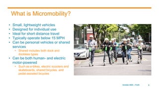 An Introduction to Micromobility by Barrett Brown | PPT