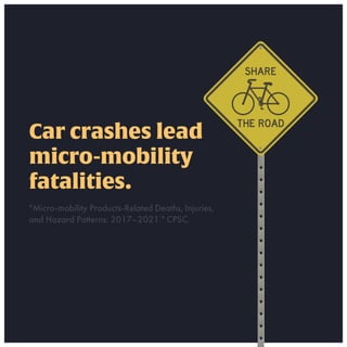 Micro-mobility products-related deaths, injuries, and hazard patterns | PDF