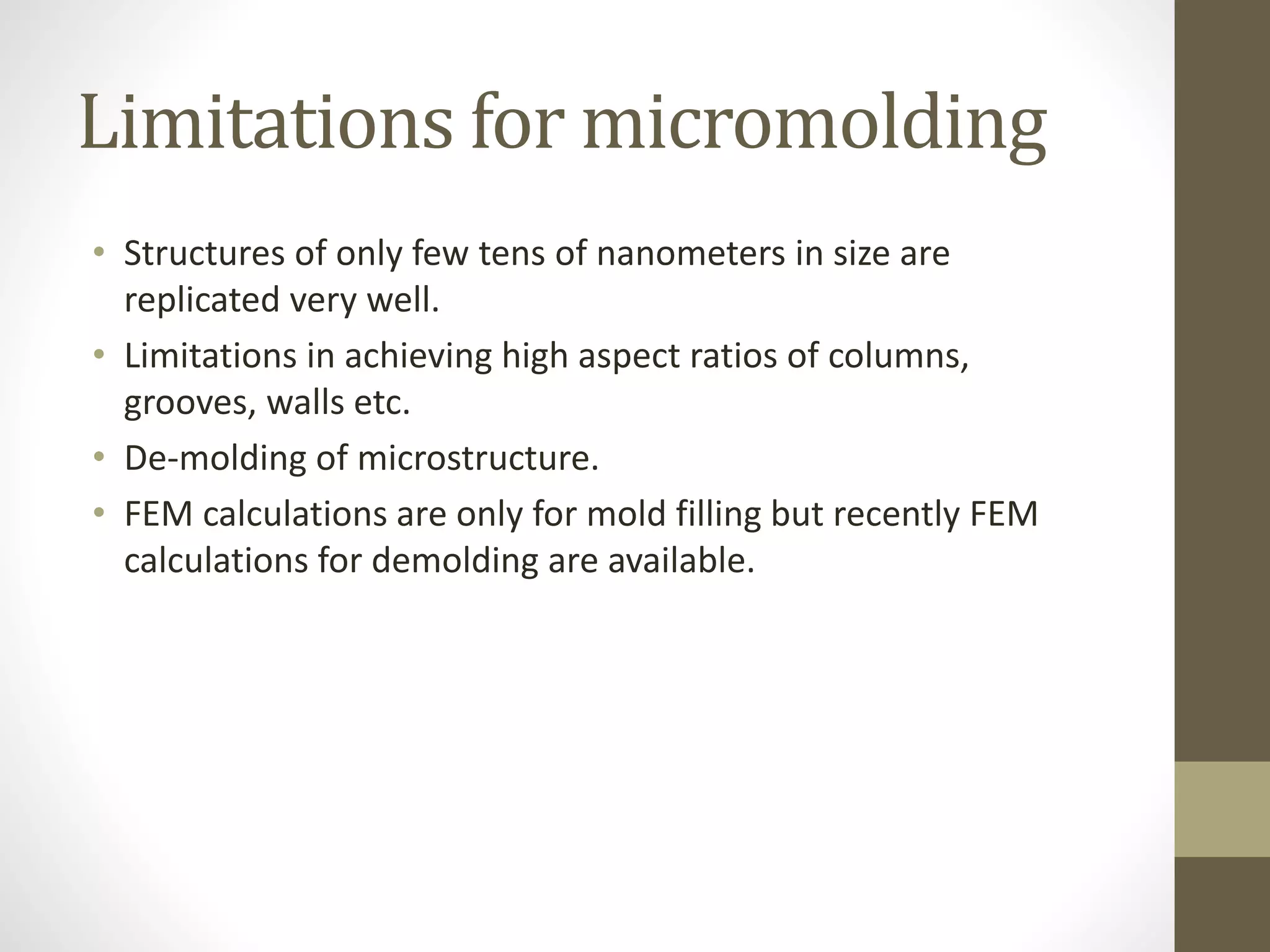 Micro molding milling | PPSX