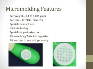 Micro molding milling | PPSX