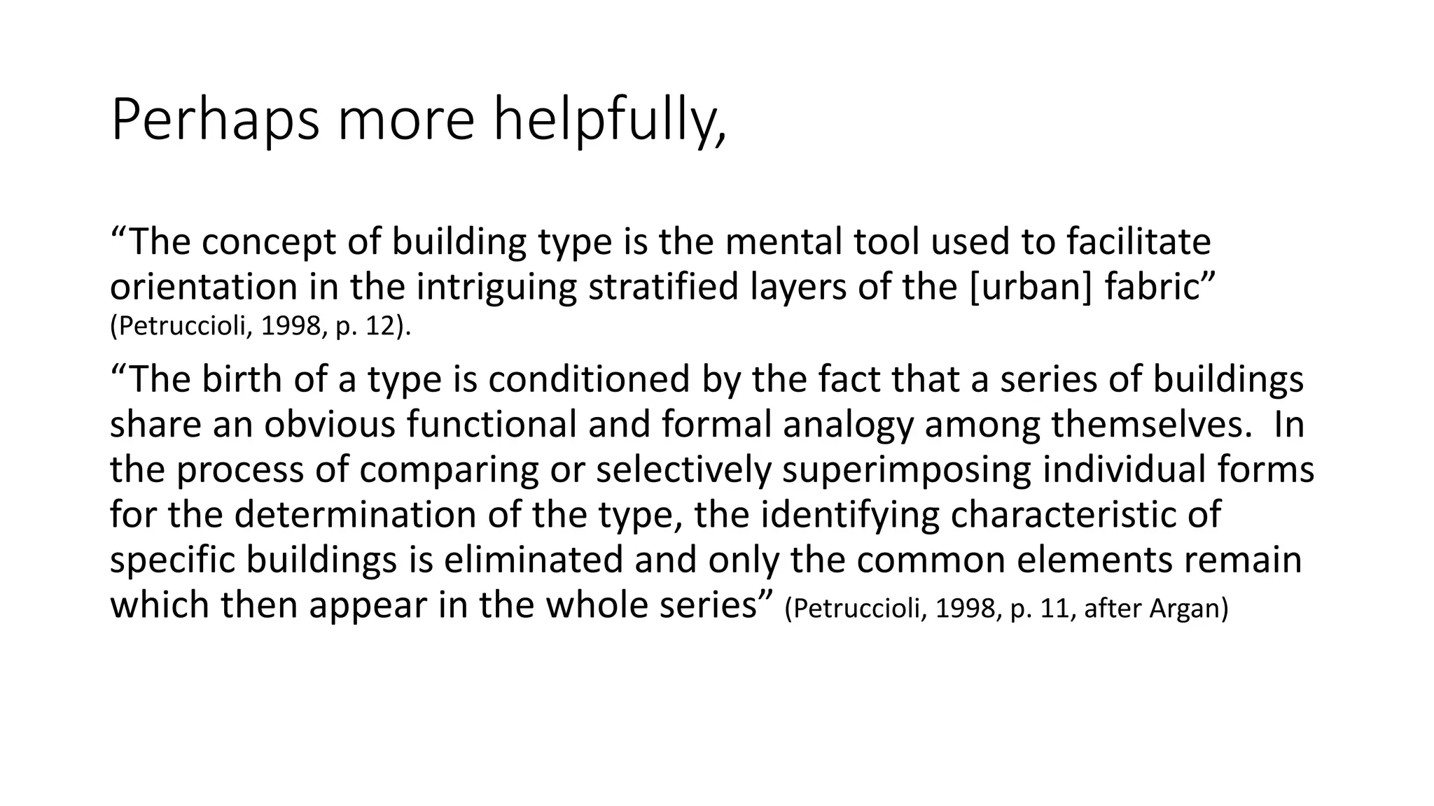 Micromorphology and typo morphology: the English semi-detached house | PPTX
