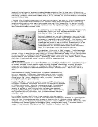 Micro Motors Case Study | PDF | Startups | Business