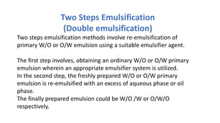 Microemulsion & multiple emulsion | PPTX